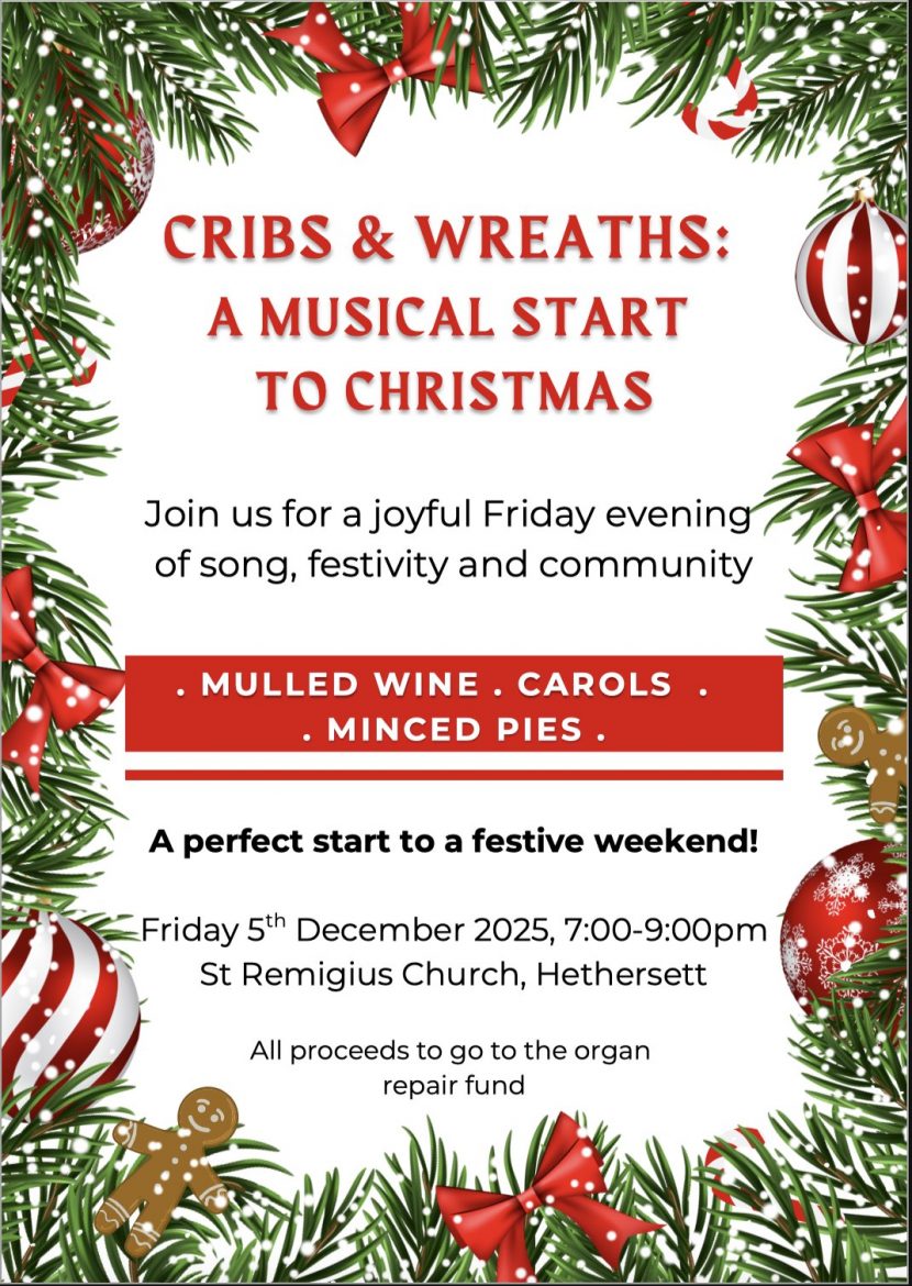 Cribs & Wreaths Weekend – St Remigius Church, Hethersett, Until 7th ...